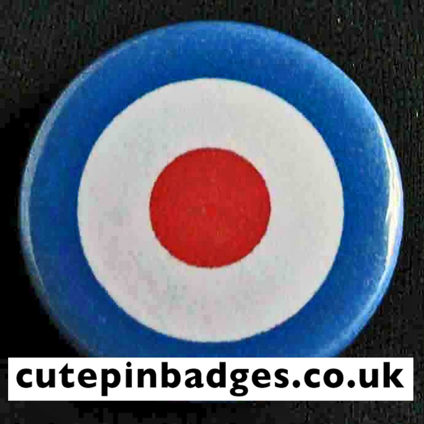 Mod Target Badge | Cute Pin Badges