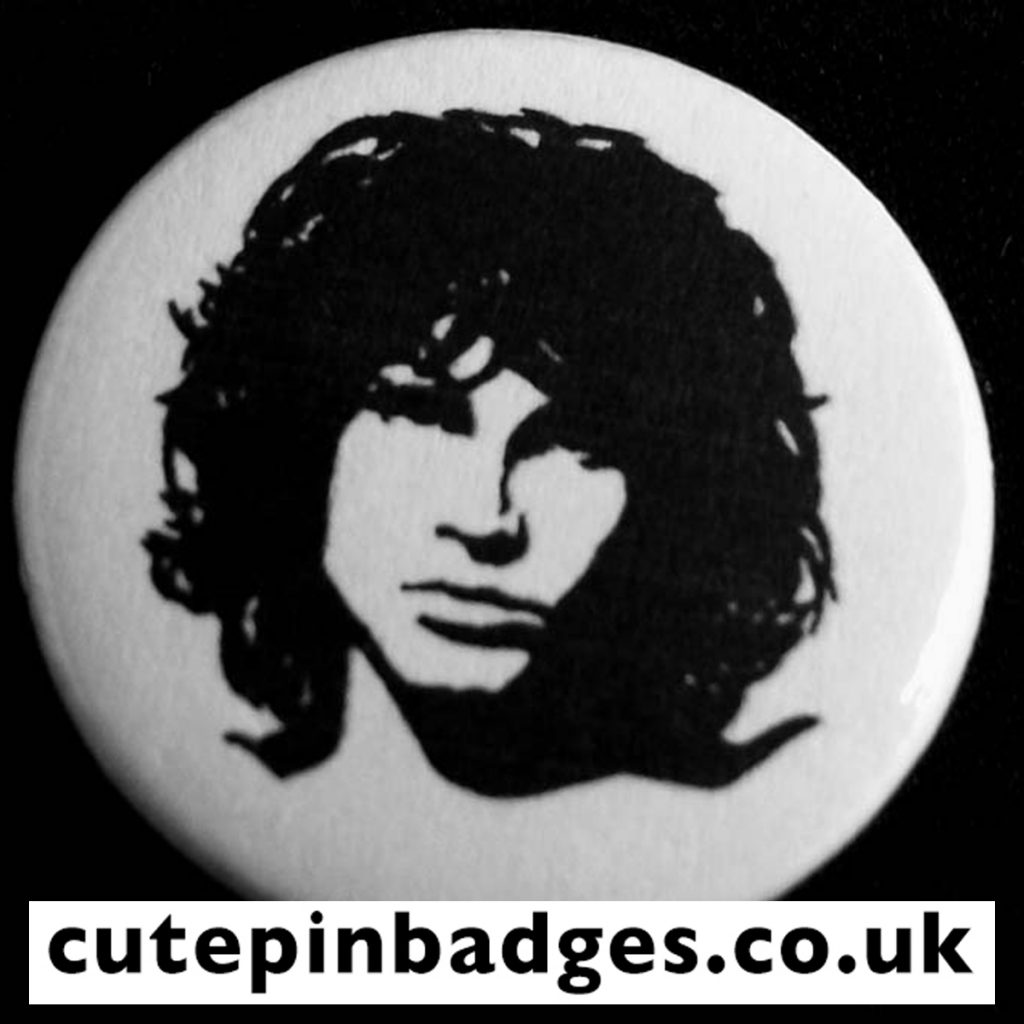 Jim Morrison Badge | Cute Pin Badges
